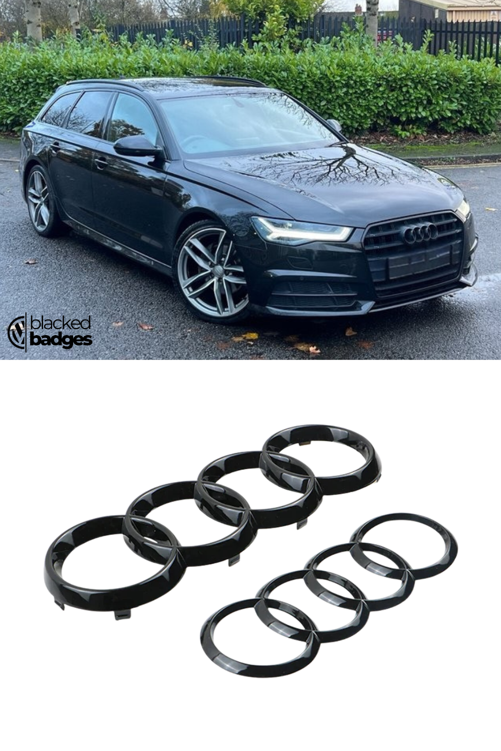 Audi A6/S6/RS6 Front + Rear Badge (2004 - 2023) – BlackedBadges